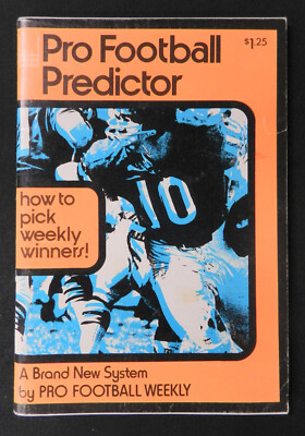 1973 Pro Football Predictor Book | eBay