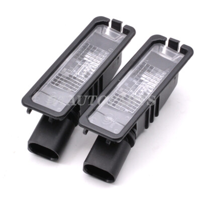 Qty 2 LED License Plate Lights Lamp 1K8-943-021 For VW Beetle Polo 6R ...