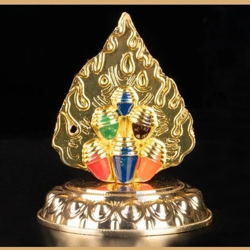 Tibetan Mani Bottle Alloy Handicraft Buddhist Organizer Tantric Tribute ...