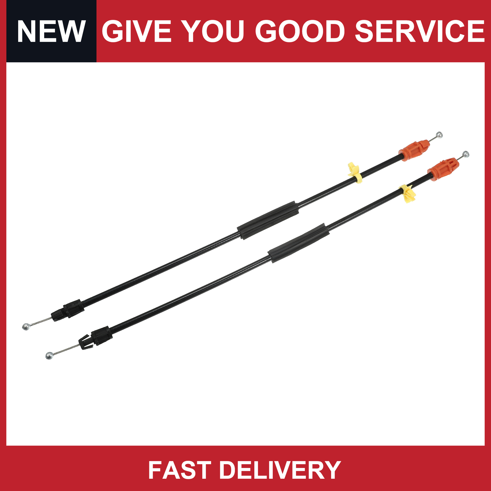 Pack of 2 For Chevrolet Tahoe 2007-2014 Car Door Latch Cable Black No ...