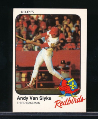 1982 Riley's Louisville Redbirds Andy Van Slyke #18 xrc EXMT to NM ...