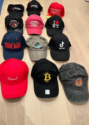 Set Of 12 Baseball Cap Collection Great Addition To Wardrobe | eBay