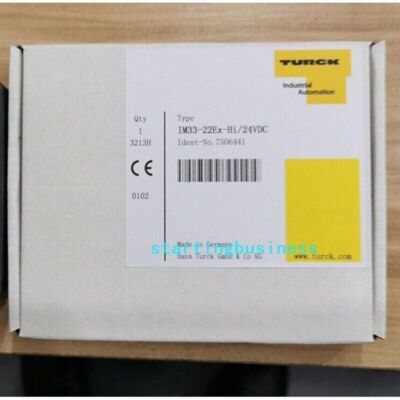 FOR TURCK Safety Grids Sensor IM33-22Ex-Hi/24VDC Isolation Converter ...
