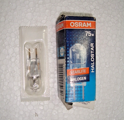OSRAM Halostar STARLITE Halogen Lamp 12v ,75W, G6.35 Base , 64450S ...