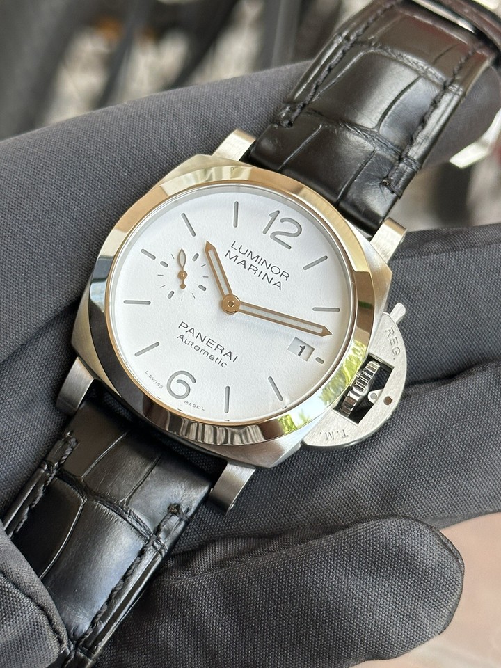 Panerai Luminor Quaranta Automatic 40mm PAM01371 (2024) 1371 WHITE DIAL ...