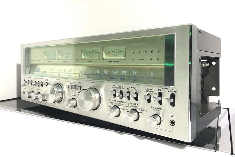 SANSUI G 22000 Stereo Receiver 220+220 Watts RMS Vintage 1978 Working ...
