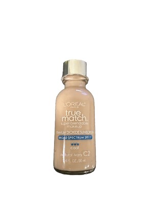 L'Oreal True Match Super Blendable Makeup color C2 Natural Ivory 1 oz ...