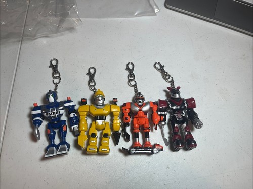 Robot Galaxy 4" Rescue Bot PVC Action Figure Jointed Keychain Key Fob ...