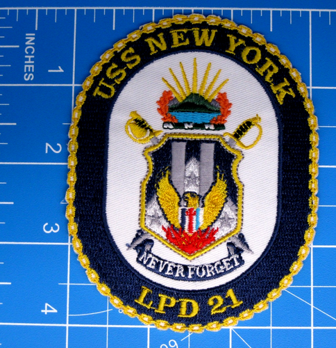US Navy USS New York LPD 21 patch | eBay