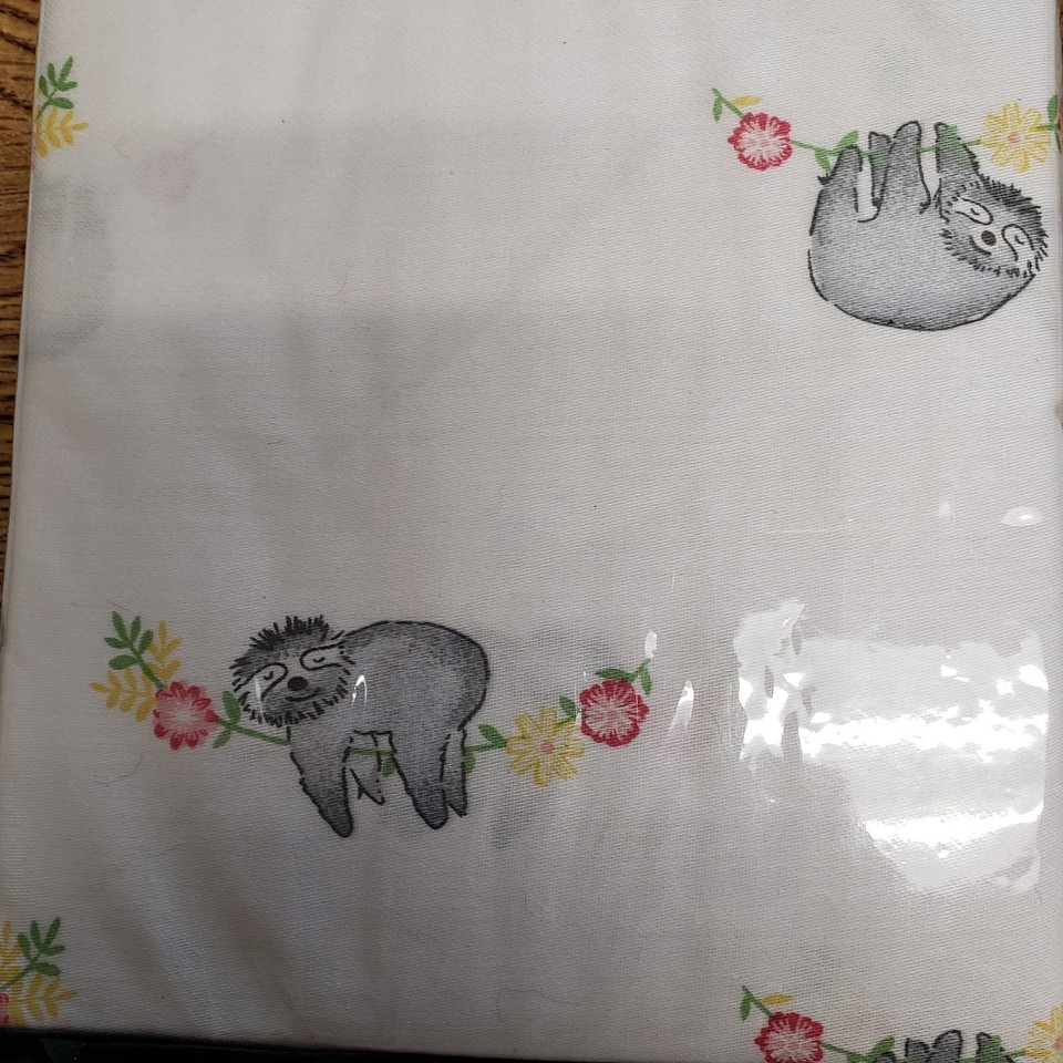 "Kensie Home" 2 Pillow cases Sloth Sleeping On Flowering Branch ...