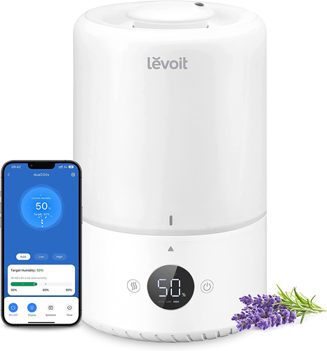 LEVOIT Smart Cool Mist Top Fill Humidifiers for Bedroom with Sensor ...