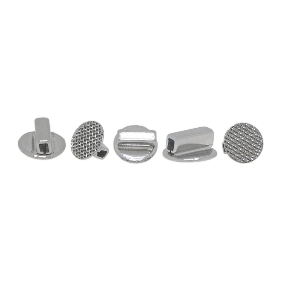10Pcs Dental Orthodontic Metal Bondable Rotation Buttons Round Base ...