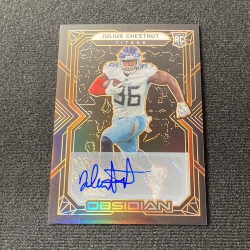 2022 Panini Obsidian - Rookies Electric Etch Orange Autographs #200 ...