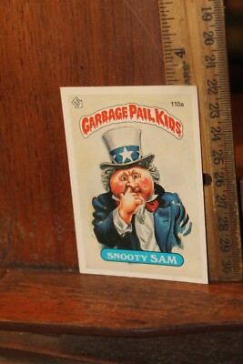 Vintage Topps Original Garbage Pail Kids 110a Snooty Sam | eBay