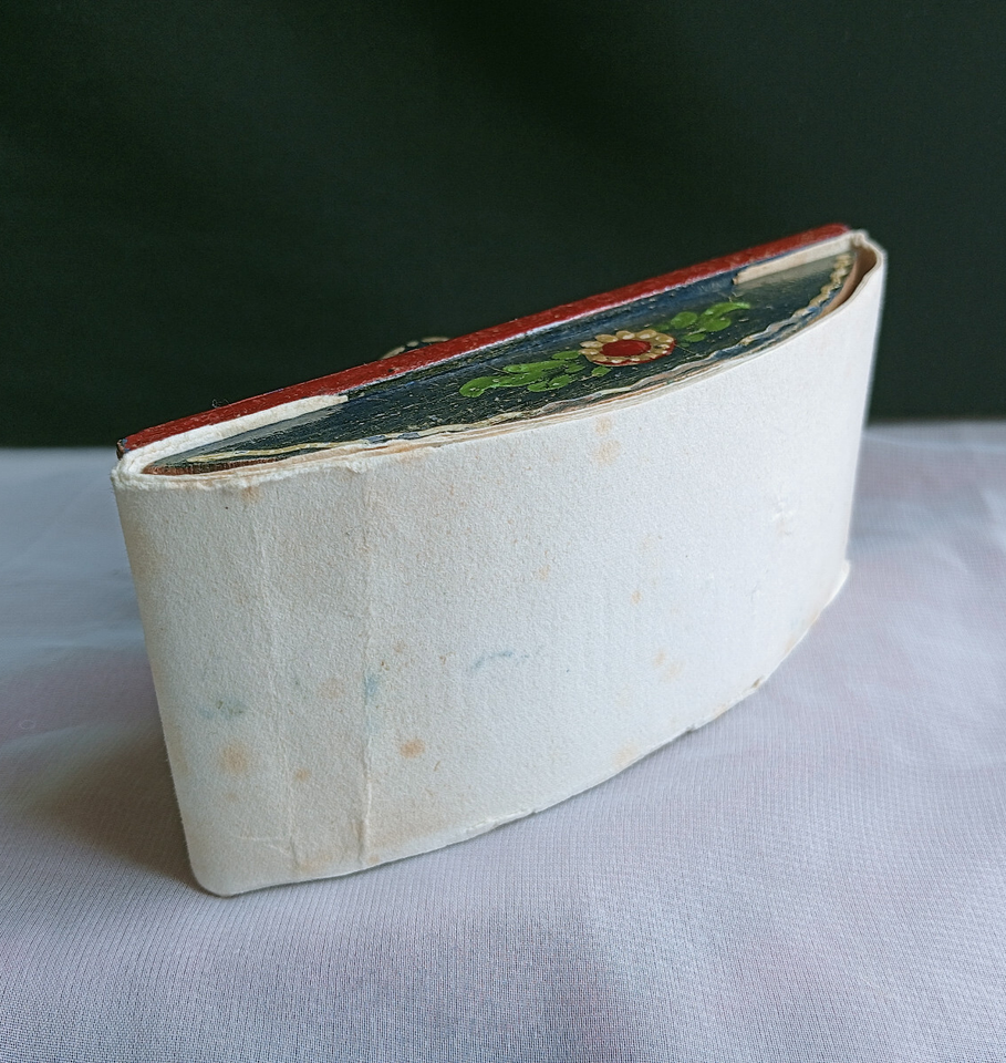 Vintage Hand Painted Folk Art Desk Ink Blotter Rocker Rocking Blotter ...