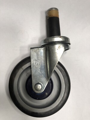 Single 5" PPI K.C. Swivel Caster With Expanding Stem | eBay