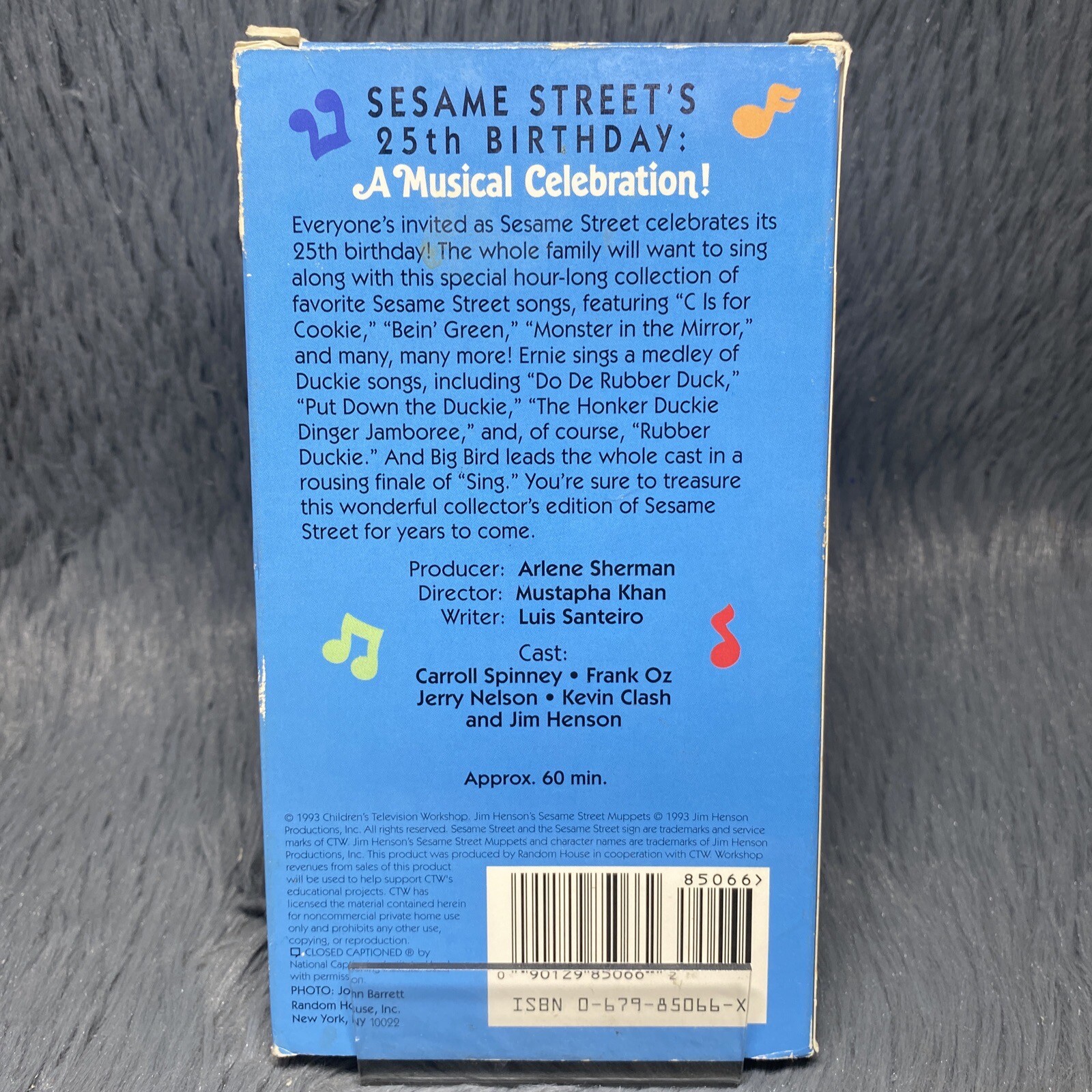 Sesame Street 25th Birthday A Musical Celebration VHS 1993 Elmo Big ...