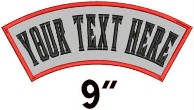 Custom Embroidered Top Rocker Vest Patch Motorcycle Biker Club MC Patch ...