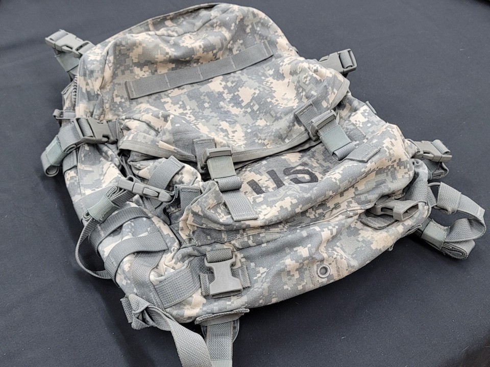 USGI MOLLE II Large Rucksack & 3 Day & Loaded FLC COMBO ACU Army ...