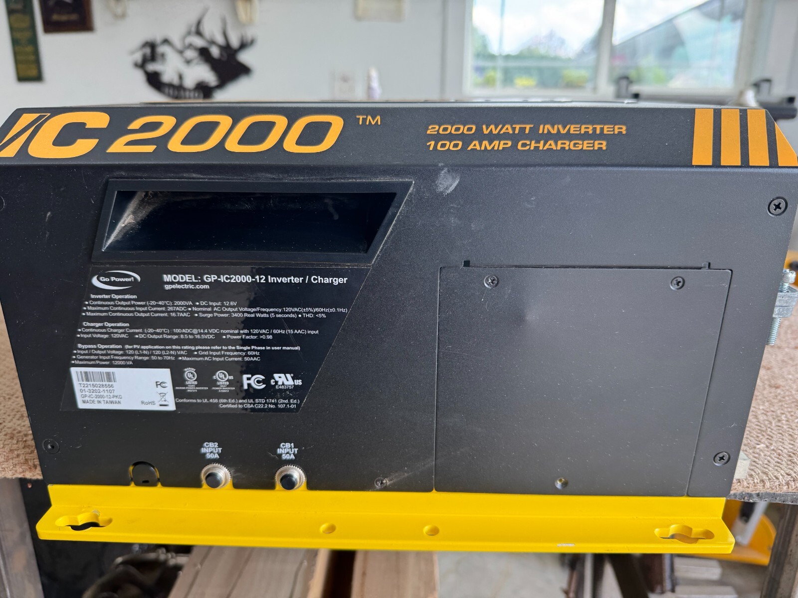 Go Power IC Series 2000-Watt Inverter Charger | eBay
