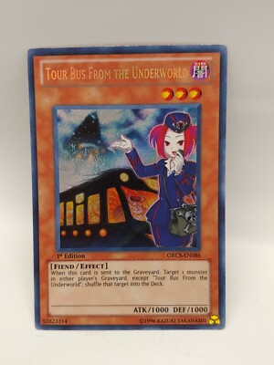Yugioh Tour Bus From The Underworld 1st Edition Secret Rare ORCS-EN086 ...