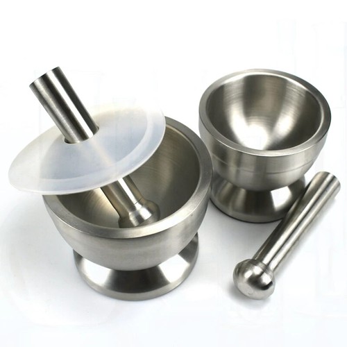 1pcs Lab innner dia85mm/98mm Stainless Steel Mortar and Pestle ...