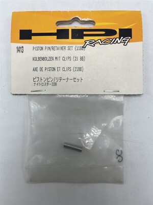 Piston Pin/Retainer Set (21BB) HPI1413 | eBay