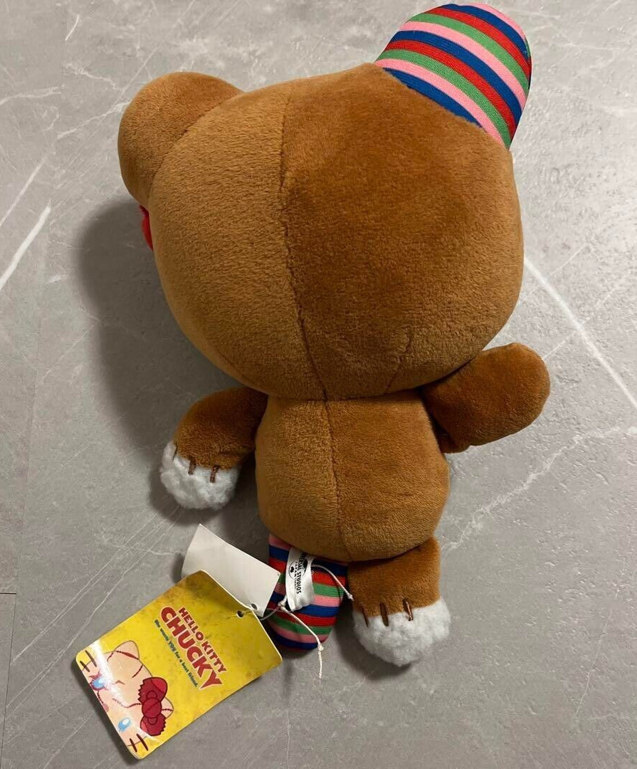 HELLO KITTY & CHUCKY Bear Plush Doll stuffed animal USJ Limited ...
