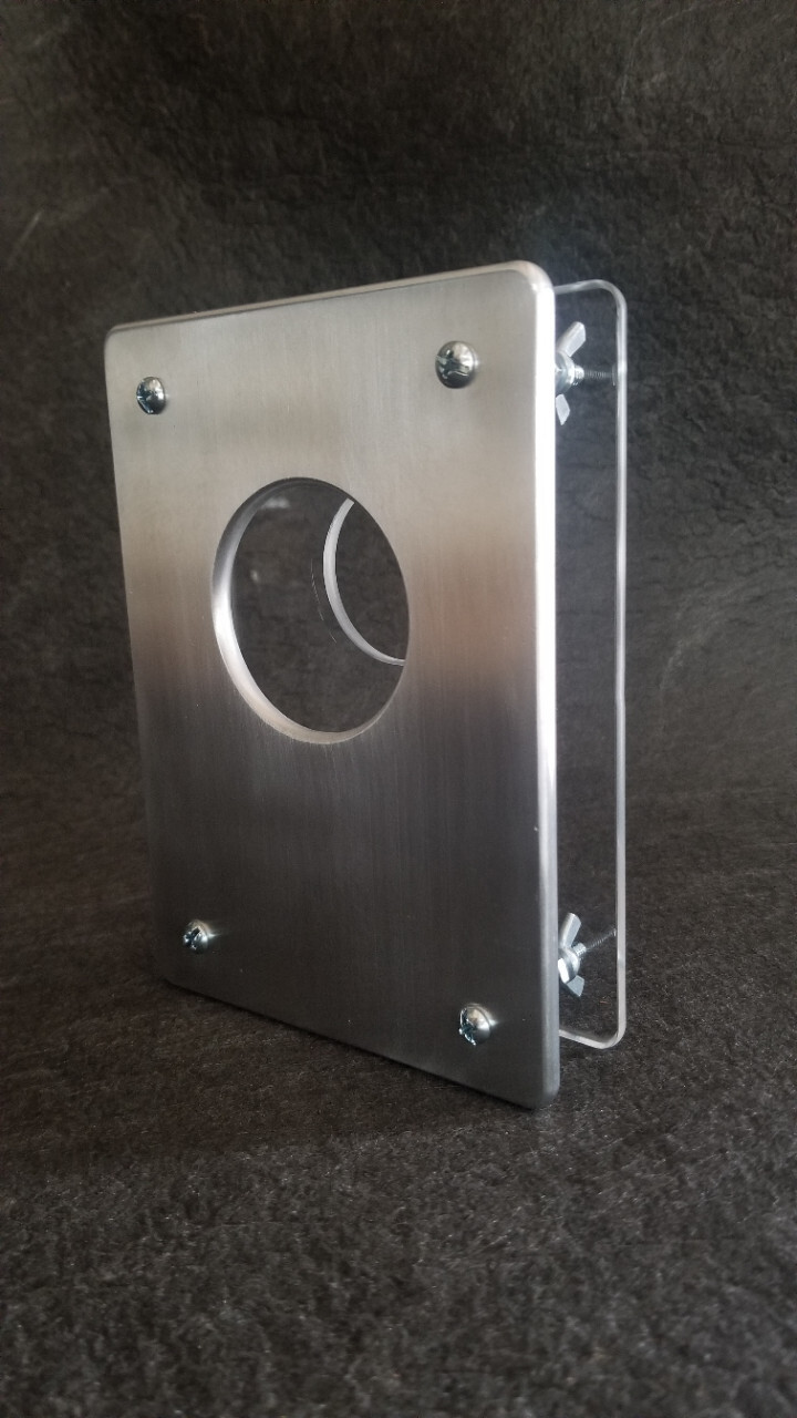 Cock Ball Crusher Smasher CBT Aluminum Acrylic Clamp Vice Sissy Cuckold ...