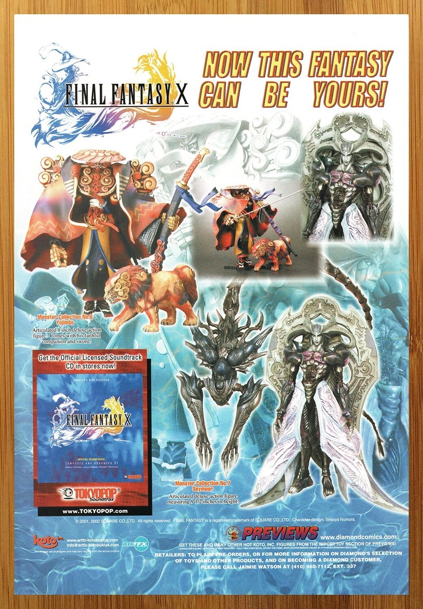 2002 Final incredible Fantasy X