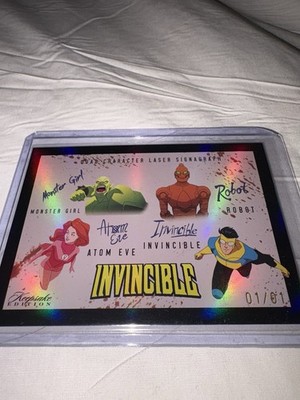invincible keepsake cards 1/1 quad signature series | eBay