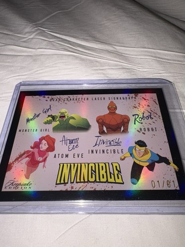 invincible keepsake cards 1/1 quad signature series | eBay
