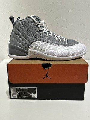 Air Jordan 12 Retro DS Stealth Grey White Nike Brand New Men’s Size 9 ...