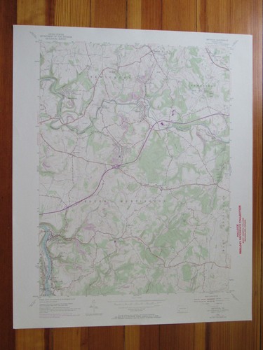 Smithton Pennsylvania 1970 Original Vintage USGS Topo Map | eBay