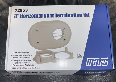 3” Horizontal Vent Termination Kit | eBay