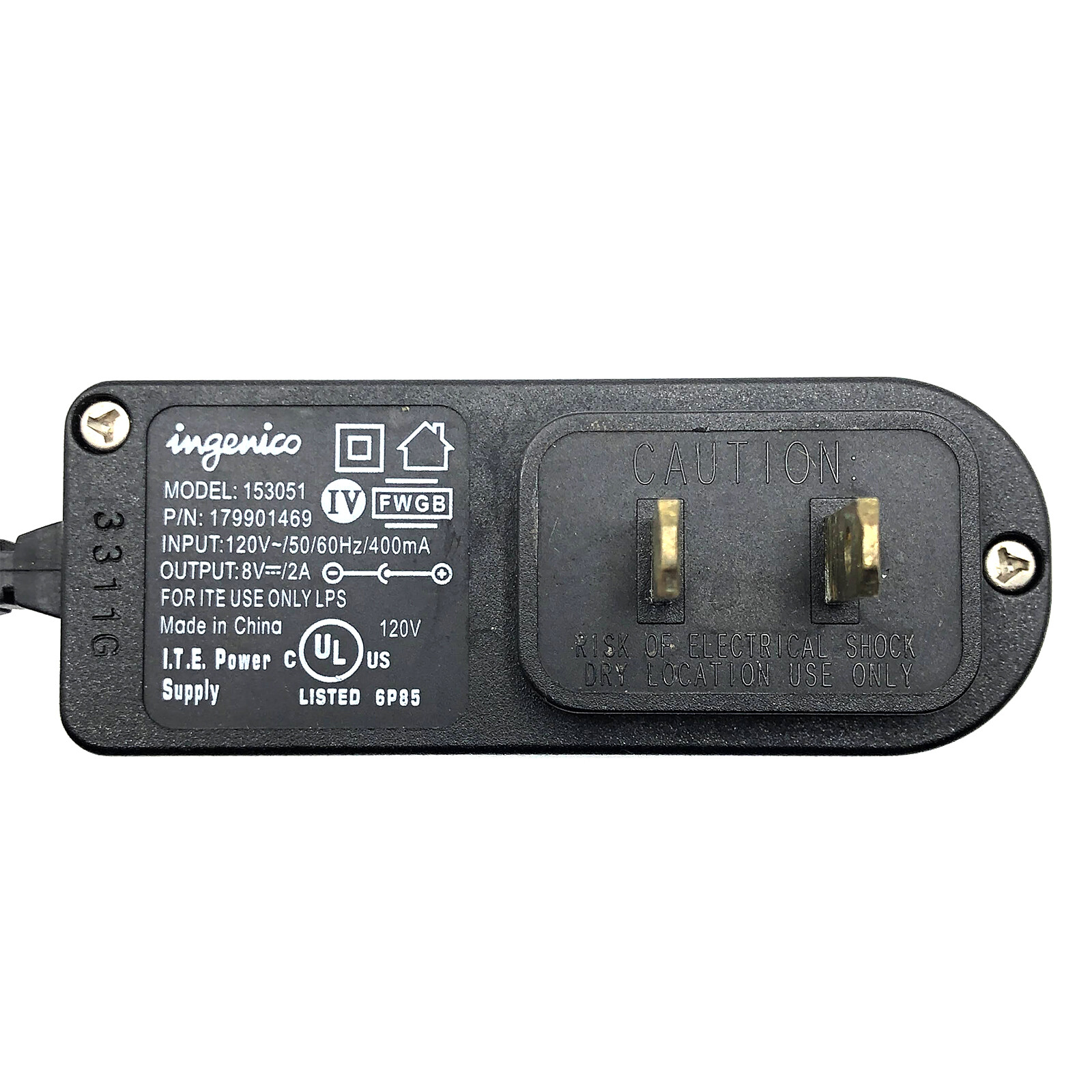 Ingenico Power Adapter Psc16a-080l6 296196003 8v 2.0a for sale online ...