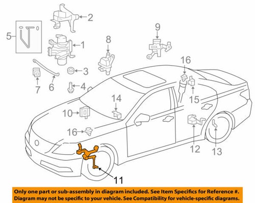89405-50100 Toyota Sensor sub-assy, height control, front rh 8940550100 ...