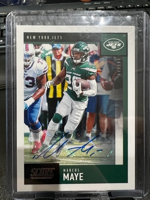 2020 Score - Marcus Maye #41 Signatures (AU) for sale online | eBay