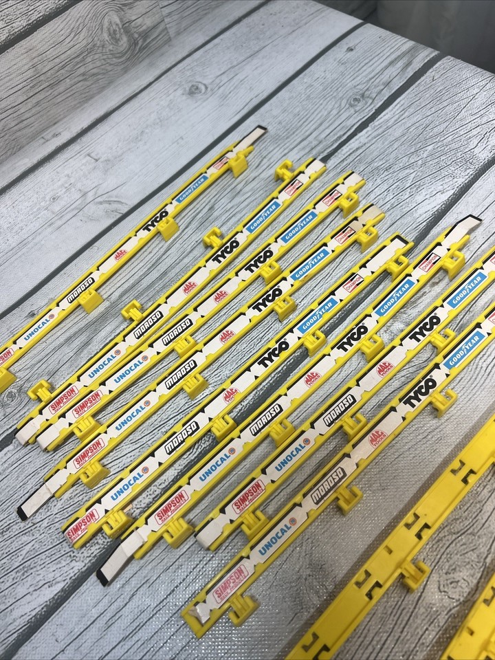 Tyco Slot Car Track Billboard Guardrail LOT of 16 /8 With Billboards | eBay