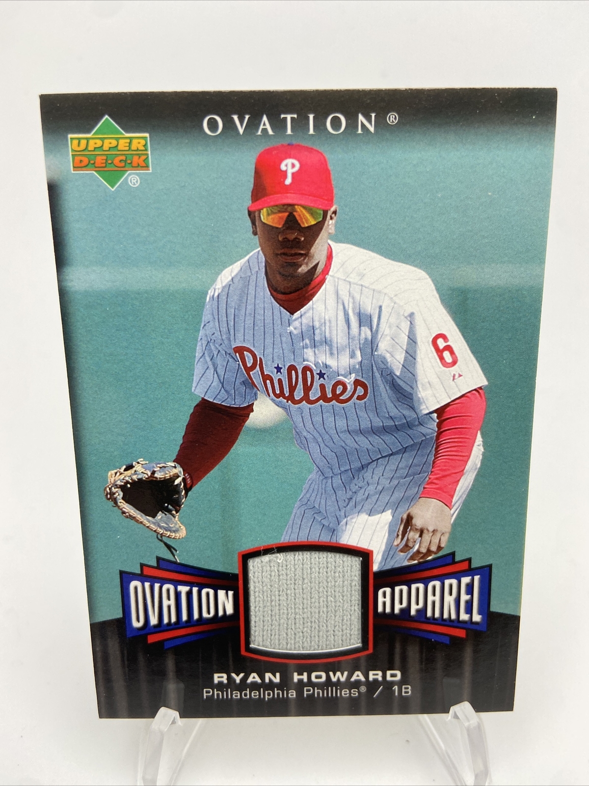 2006 Upper Deck Ovation Apparel #RH Ryan Howard Jersey Philadelphia Phillies | eBay