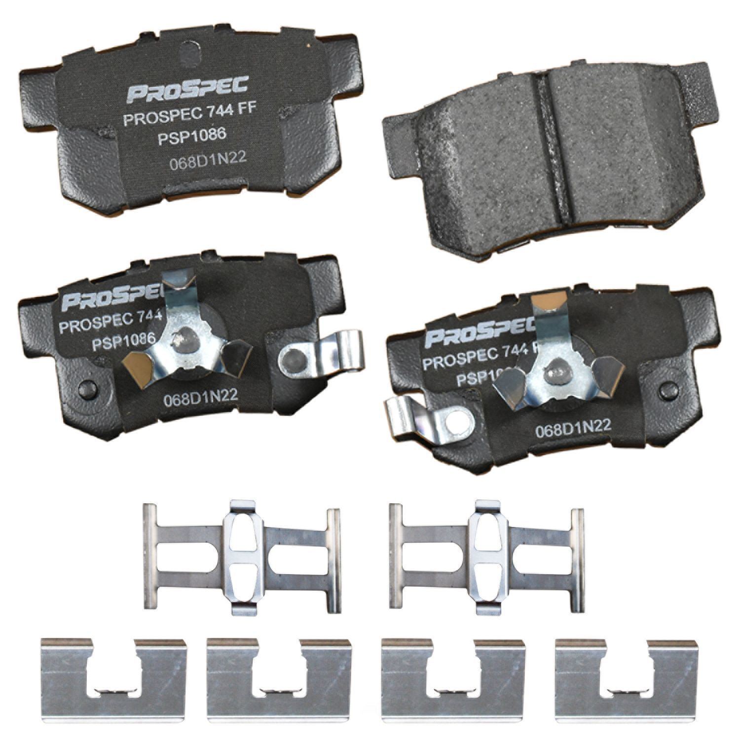 Disc Brake Pad Set-FWD PROSPEC PSP1086 | eBay
