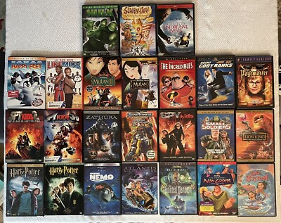Large Kids Themed DVD Lot | eBay