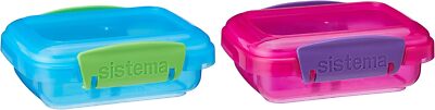 Sistema Lunch Food Storage Containers 200 ml Small Snack Pots BPA-Free ...