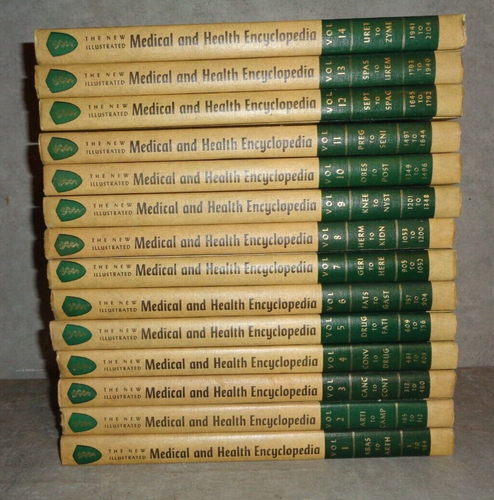 THE NEW ILLUSTRATED MEDICAL & HEALTH ENCYCLOPEDIA 1964 VOLUMES 1 ...