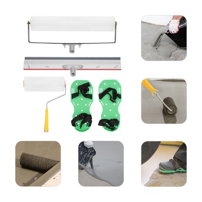 Epoxy Floor Paint Roller Remove Bubbles Tools Spike Cement Self ...