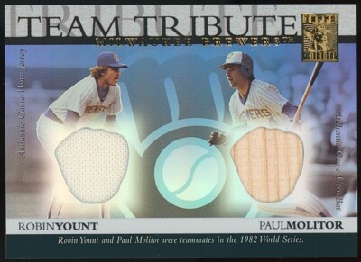 2003 Topps Tribute World Series Team Tribute Yount/Molitor 1982 #160/ ...