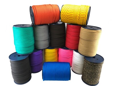 3mm Polypropylene Braided Poly Rope Cord x 200 Metre Reel Strong String ...
