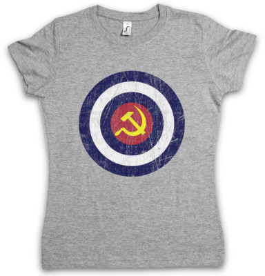 Captain Communism Women T-Shirt America Fun Communist Hammer & and ...