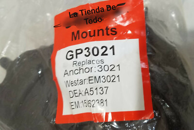 ENGINE MOTOR & TRANSMISSION MOUNT SET FOR GP3021 FITS EM3021 A5137 ...