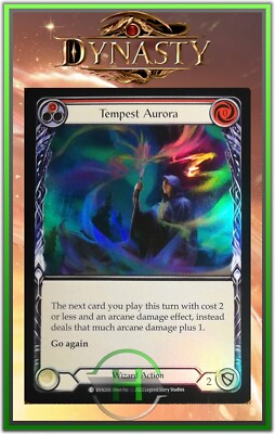 Tempest Aurora Rainbow Foil - FAB:Dynasty - DYN209 - Carte Officielle Anglaise | eBay